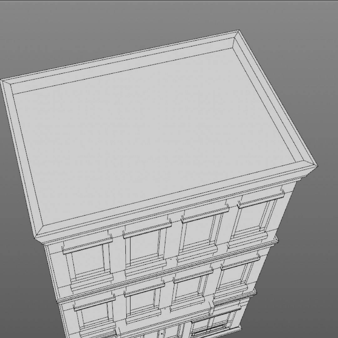 3D Cartoon Building Bank Model - TurboSquid 1404133