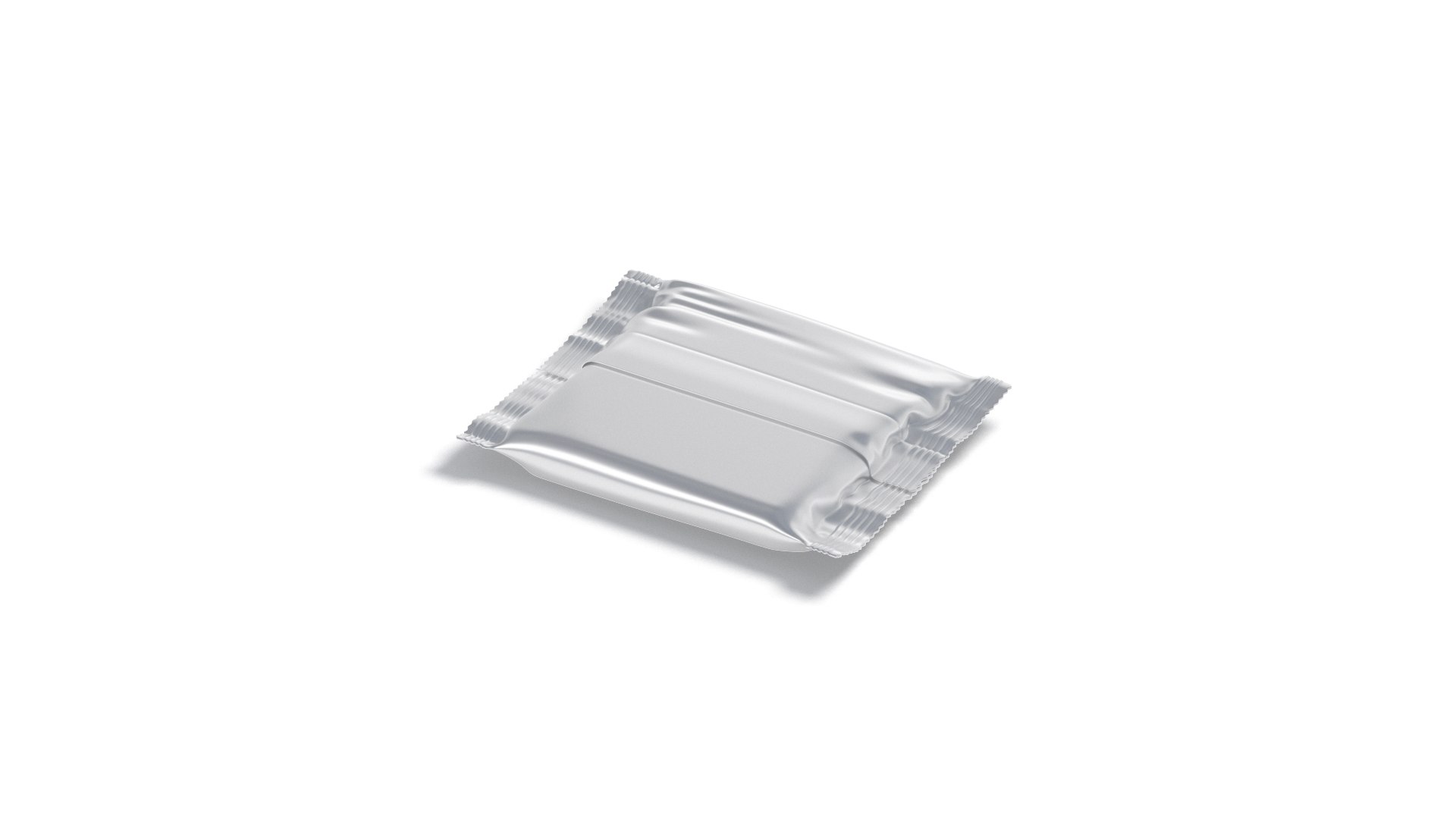 3D White Square Candy Wrap - Wrapped Sweet Food Package - TurboSquid ...