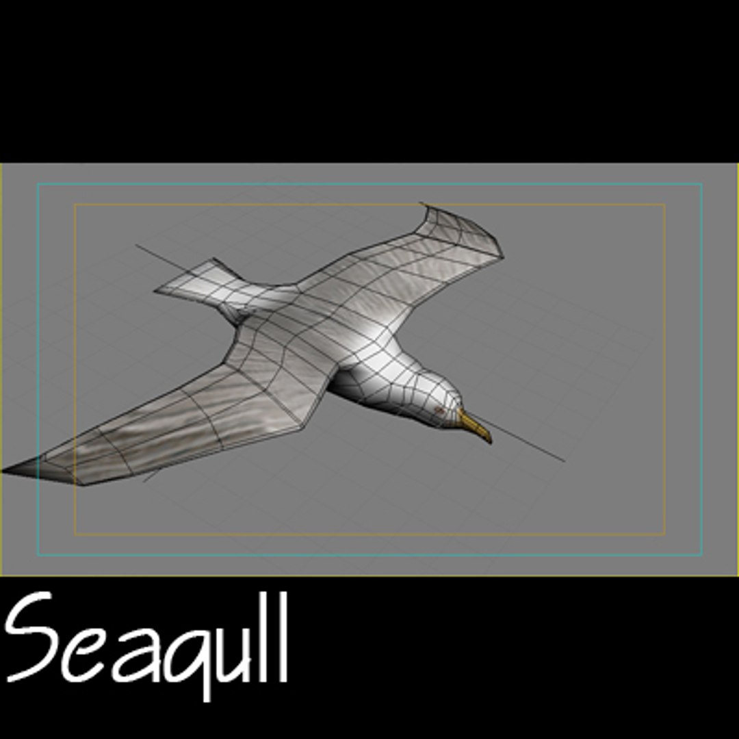 Seagull Ready Games 3d Model