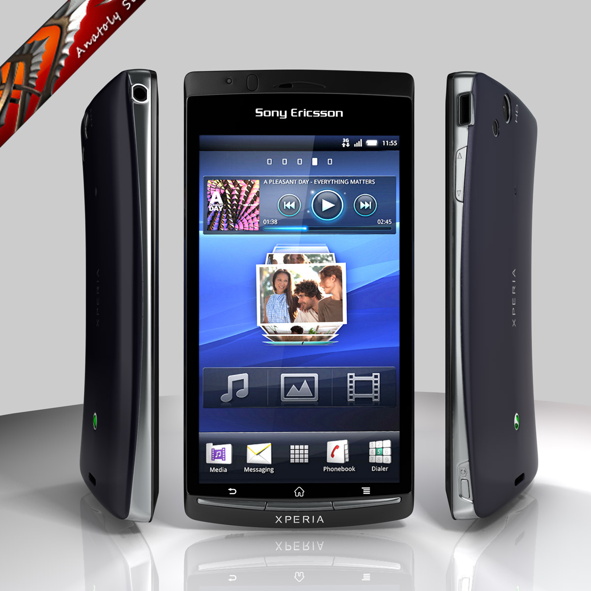 3d sony ericsson xperia arc