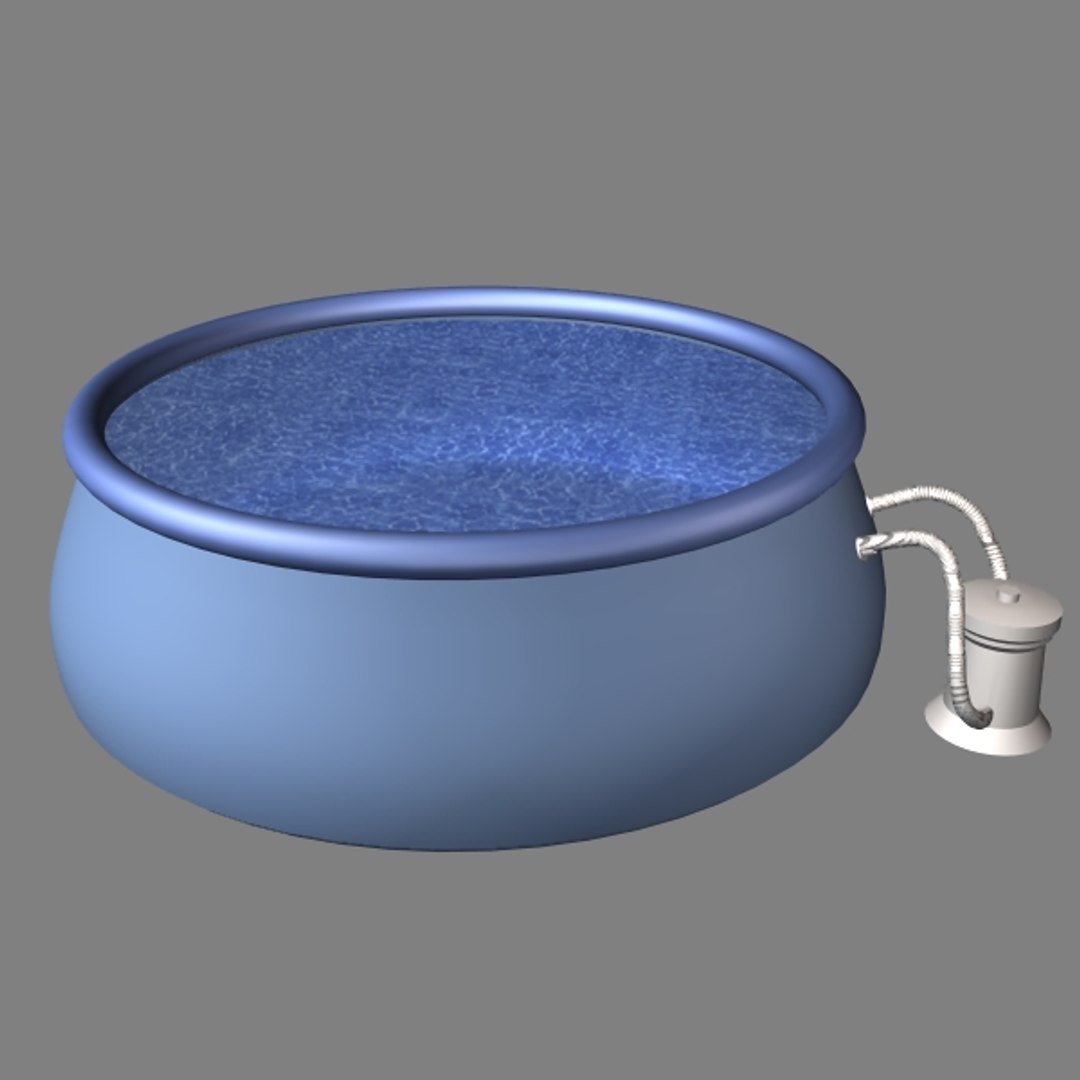 Popup Pool 3d 3ds