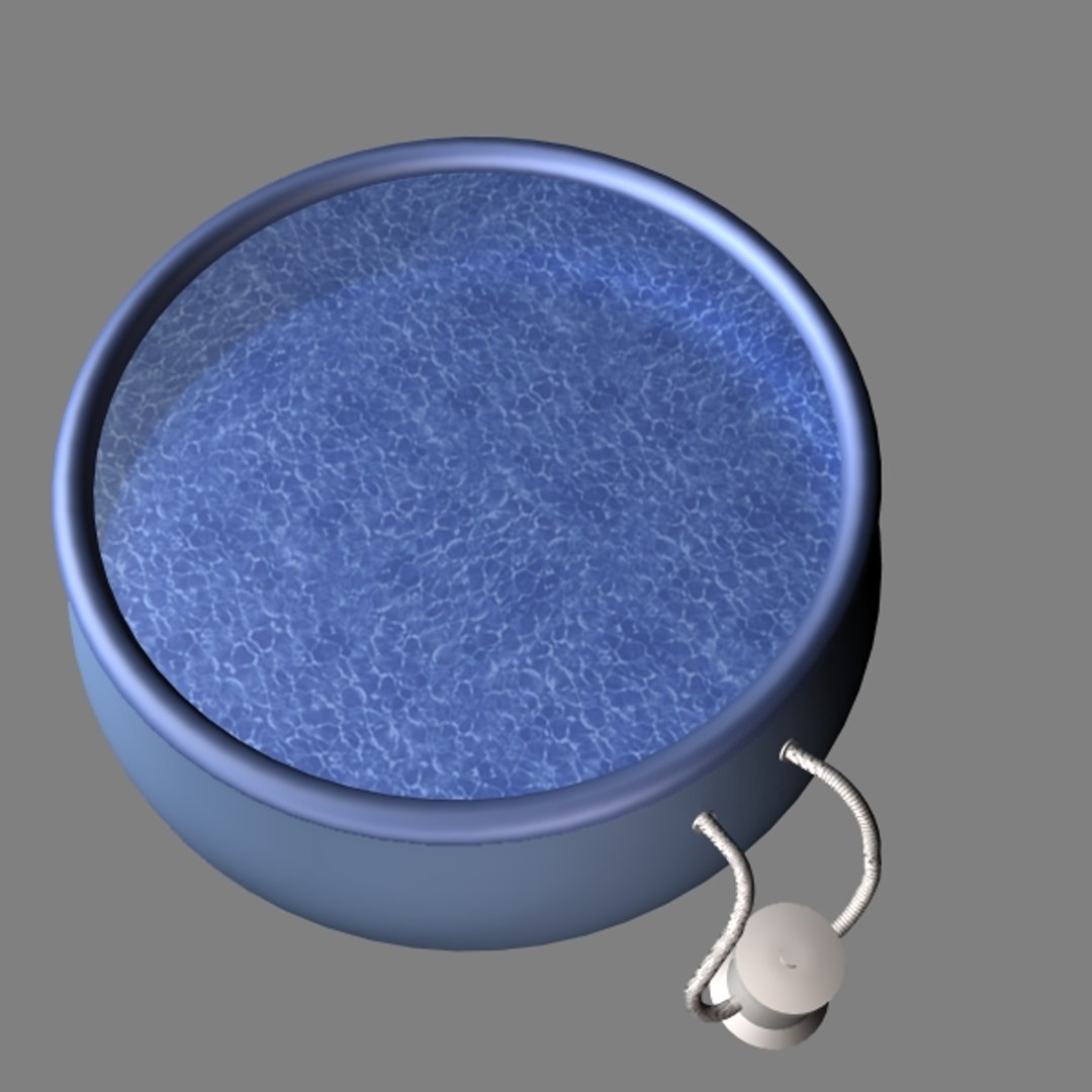 Popup Pool 3d 3ds