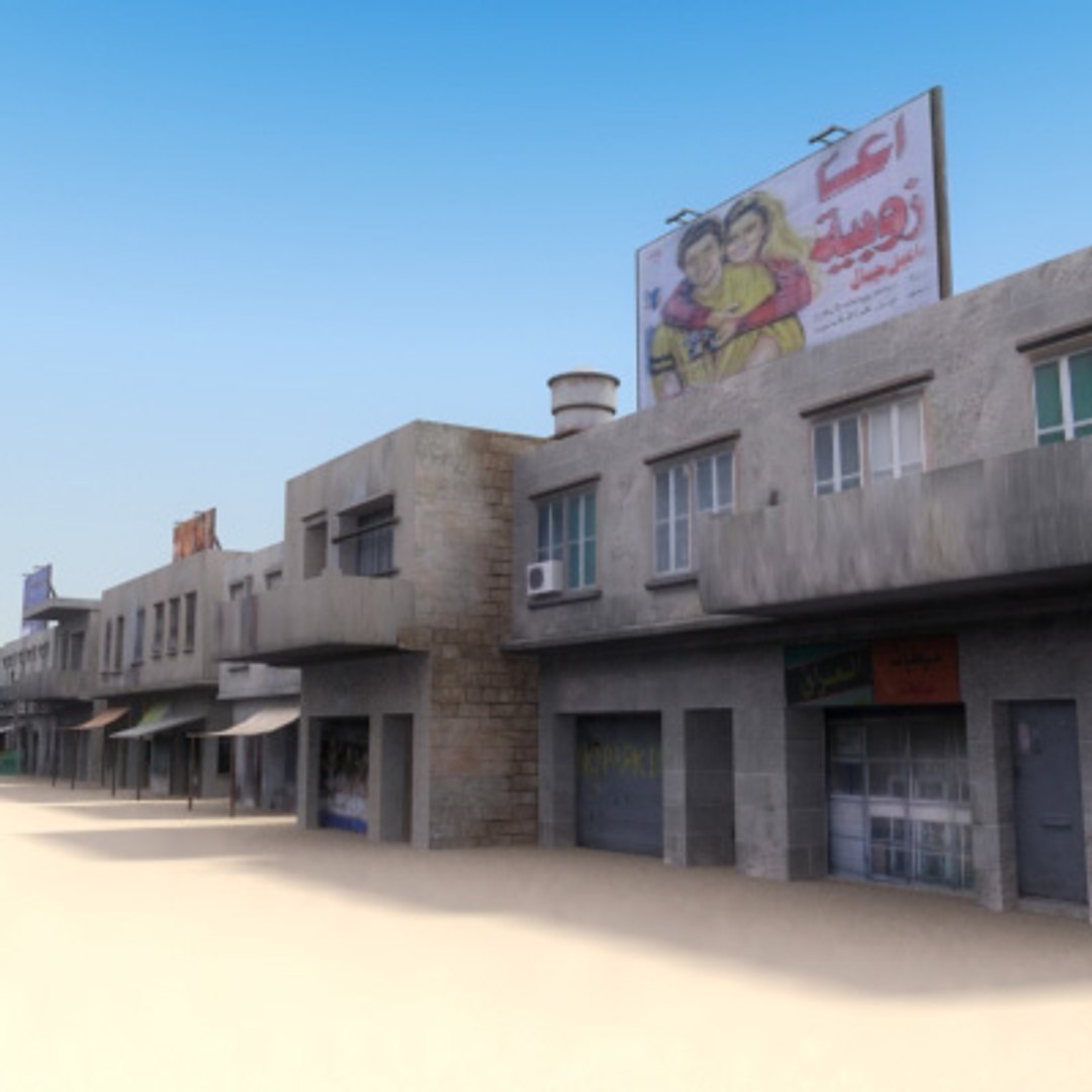 Shop Buildings 3d Max