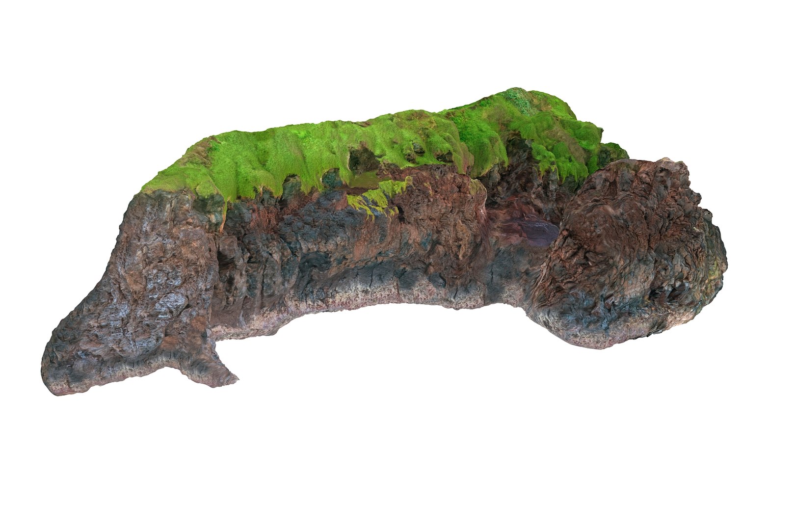 3d model lava cliffs 16k