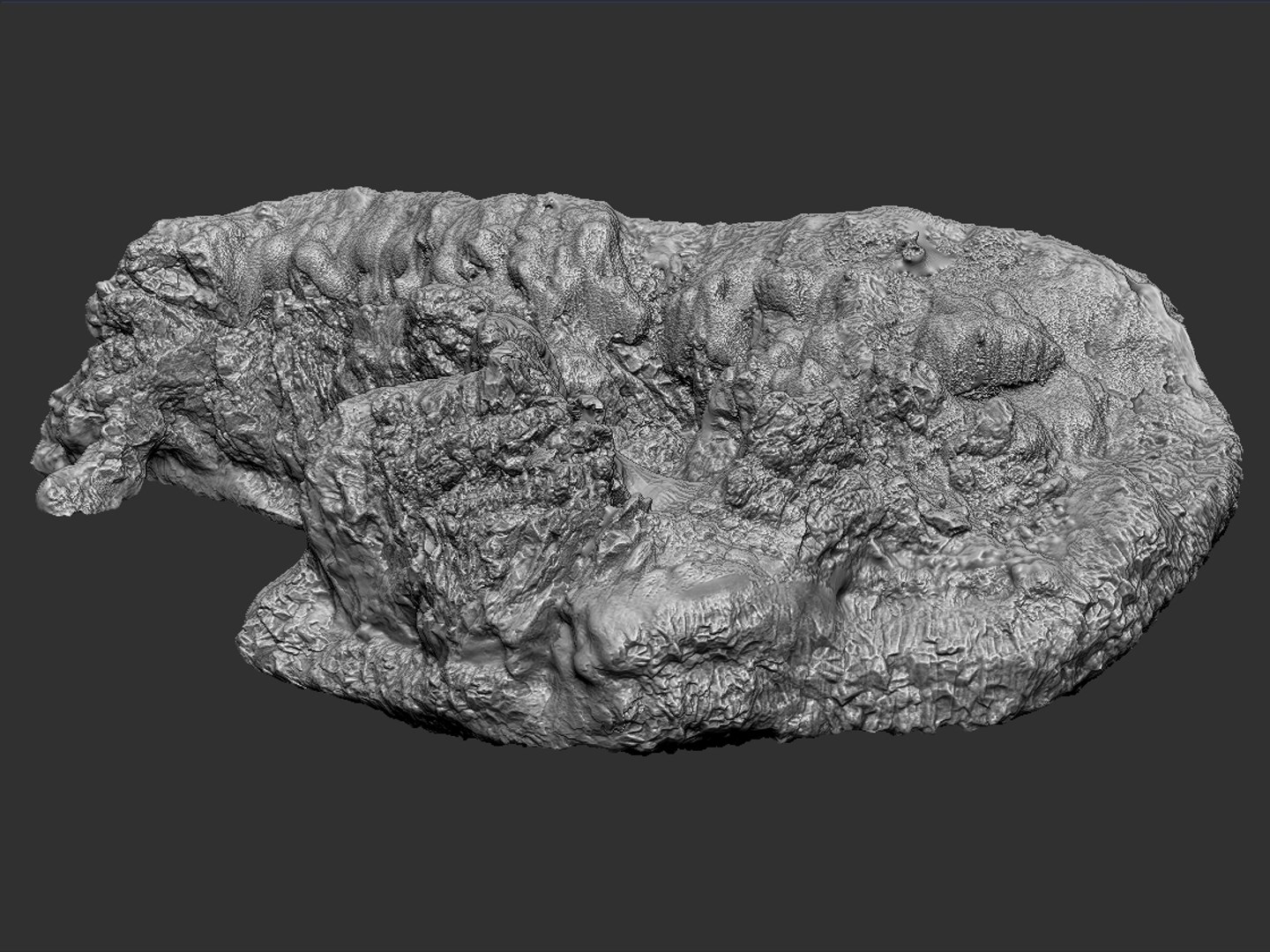 3d model lava cliffs 16k