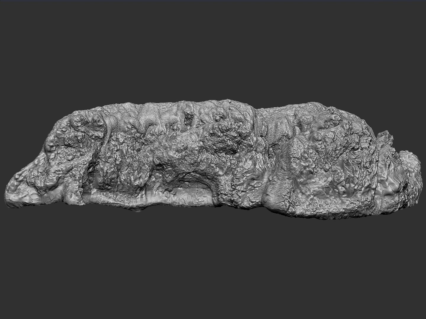 3d model lava cliffs 16k