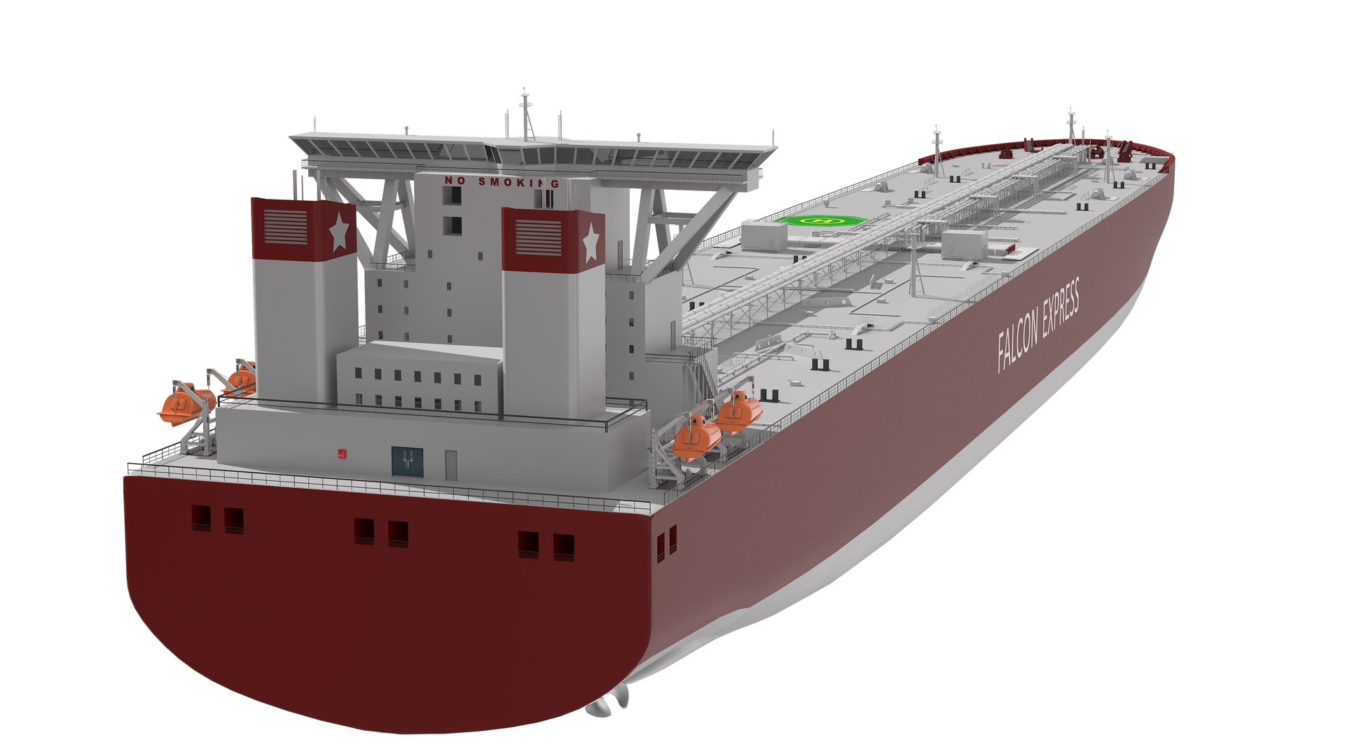 Offshore Oil Platform With Tanker Ship 3D - TurboSquid 2324288