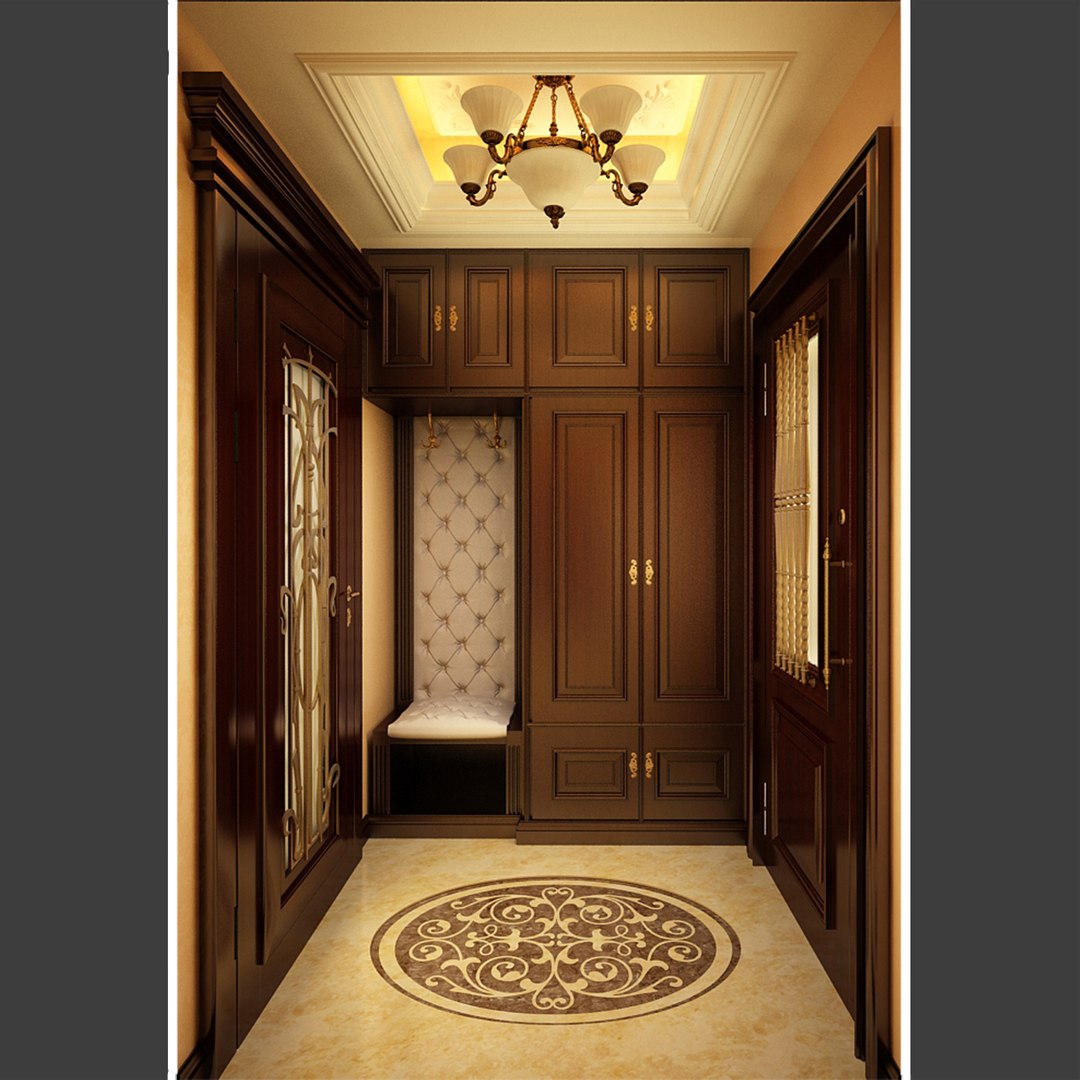 3d House Vestibule Model