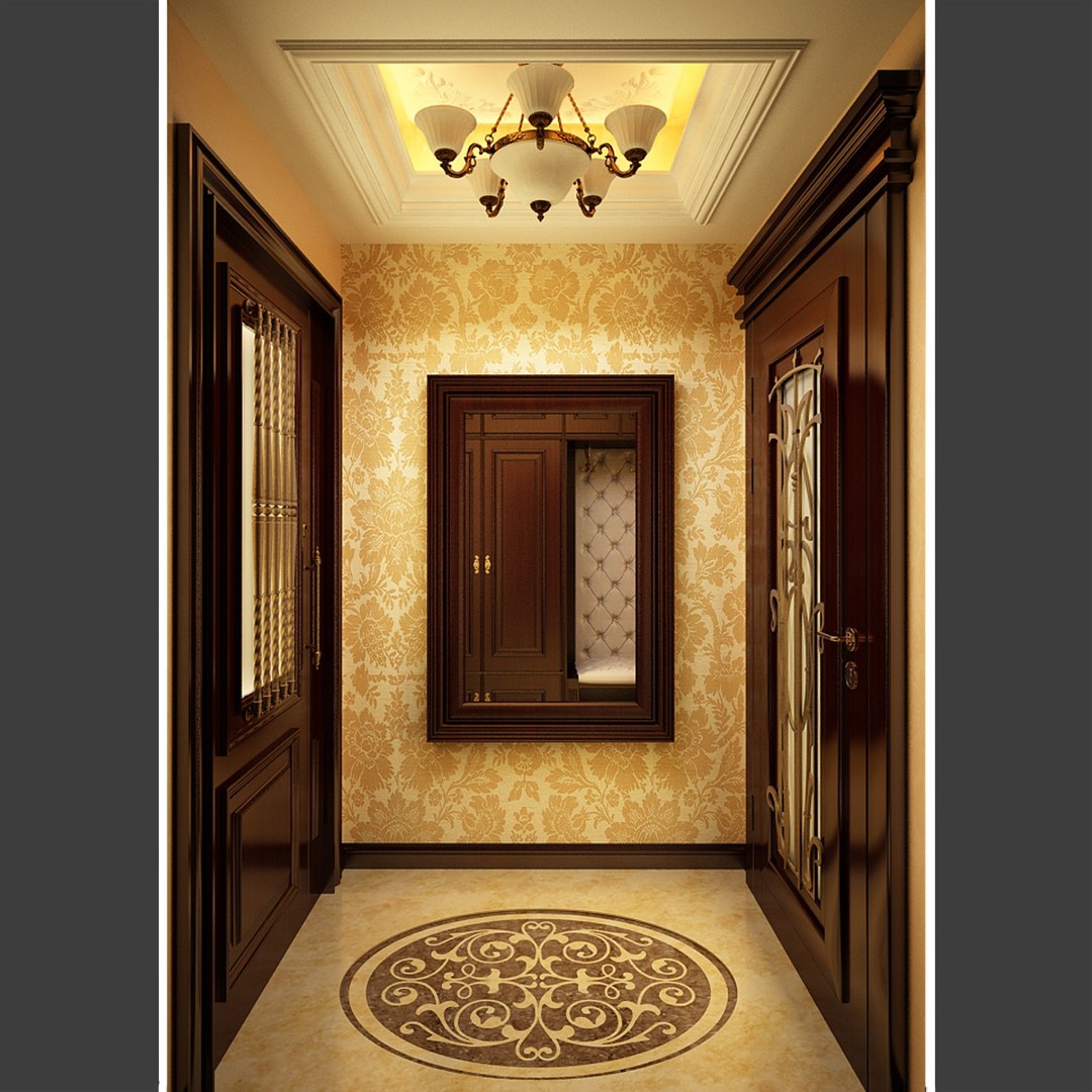 3d House Vestibule Model