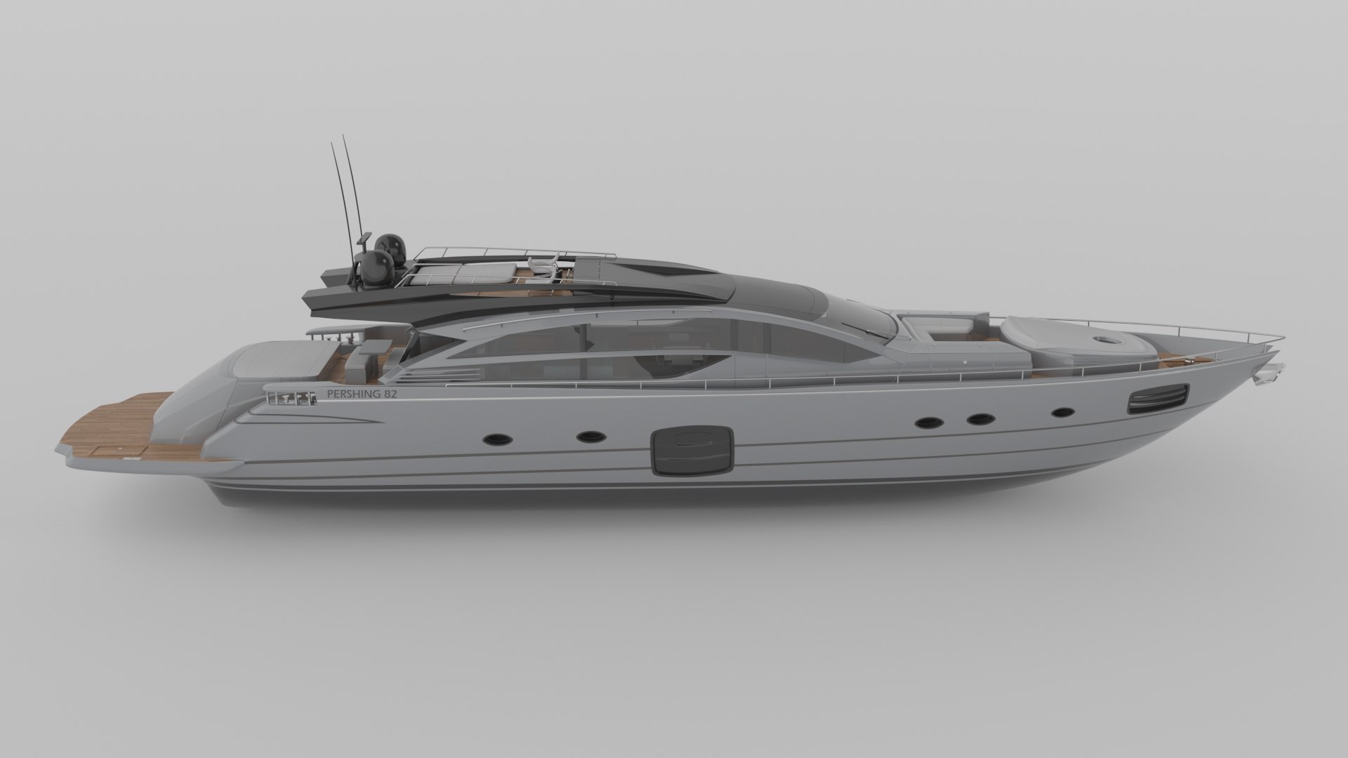 Pershing 82 3D model - TurboSquid 1689596