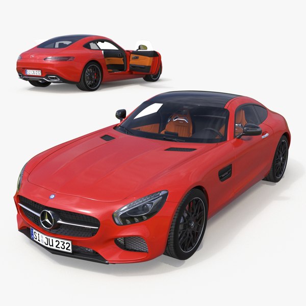 3D модель Mercedes-AMG GT S, оснащенный для Cinema 4D - TurboSquid 2417343