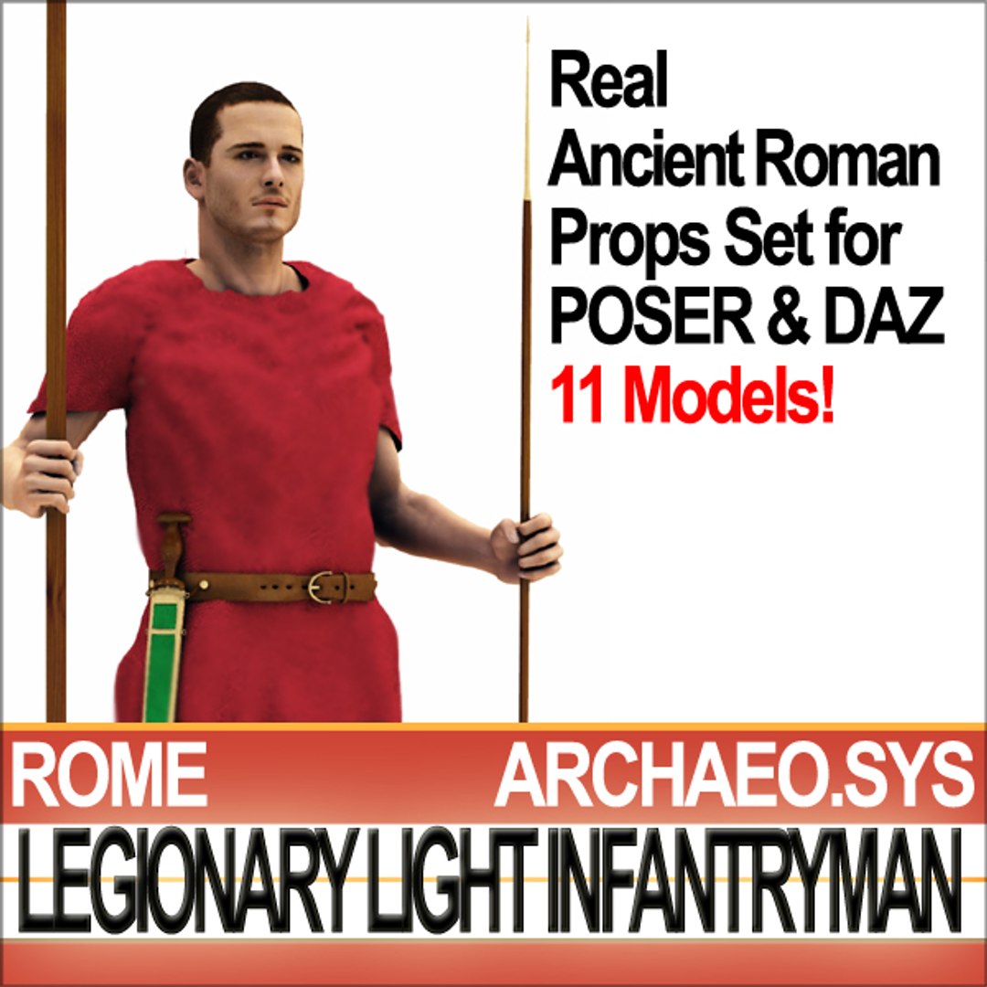 Props Set Daz Ancient Rome Vue