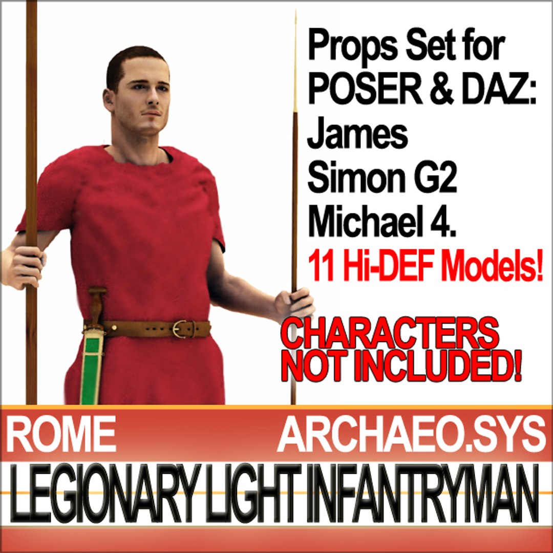 Props Set Daz Ancient Rome Vue