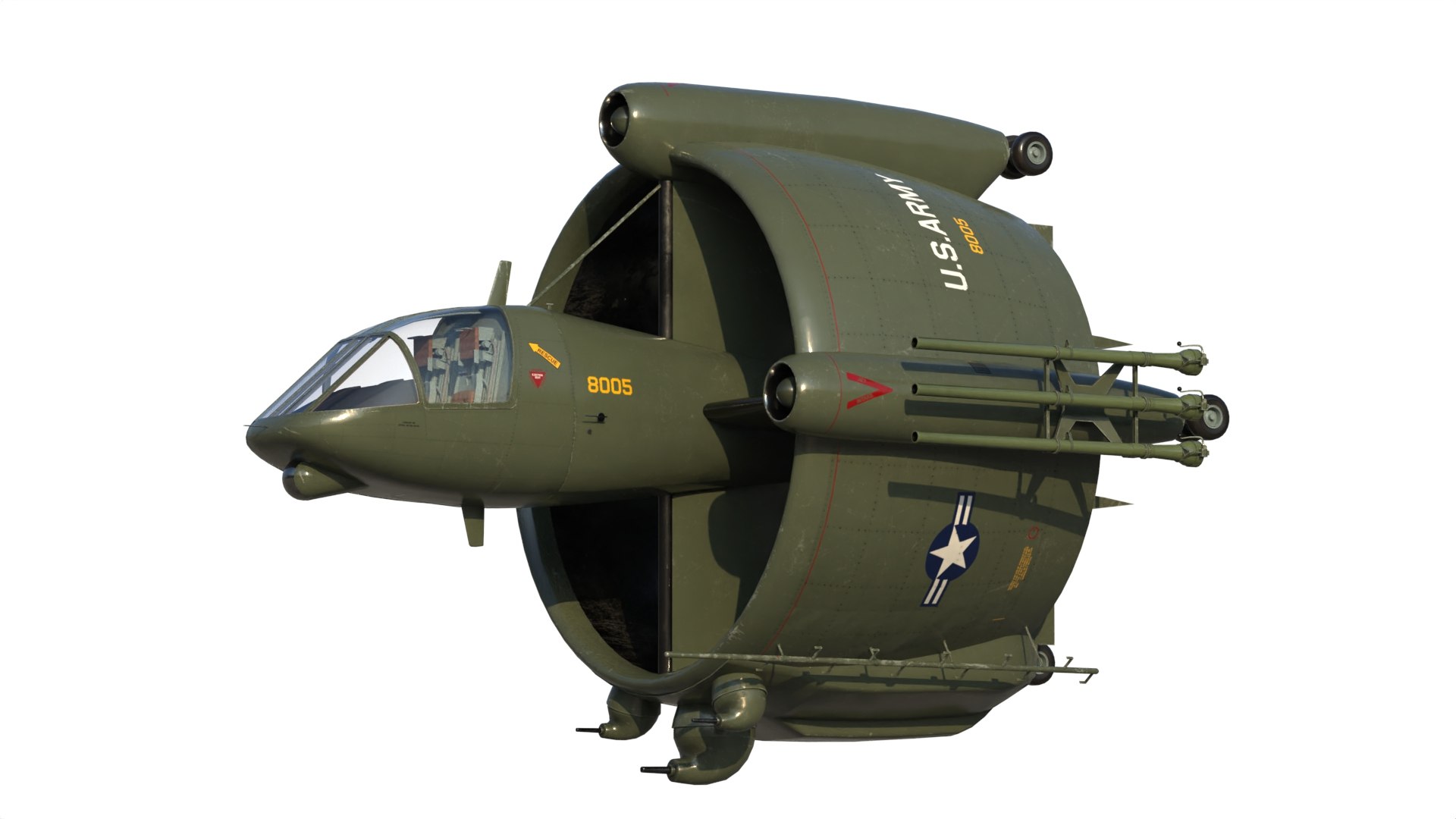 3D Convair Model 49 VTOL - TurboSquid 2191274