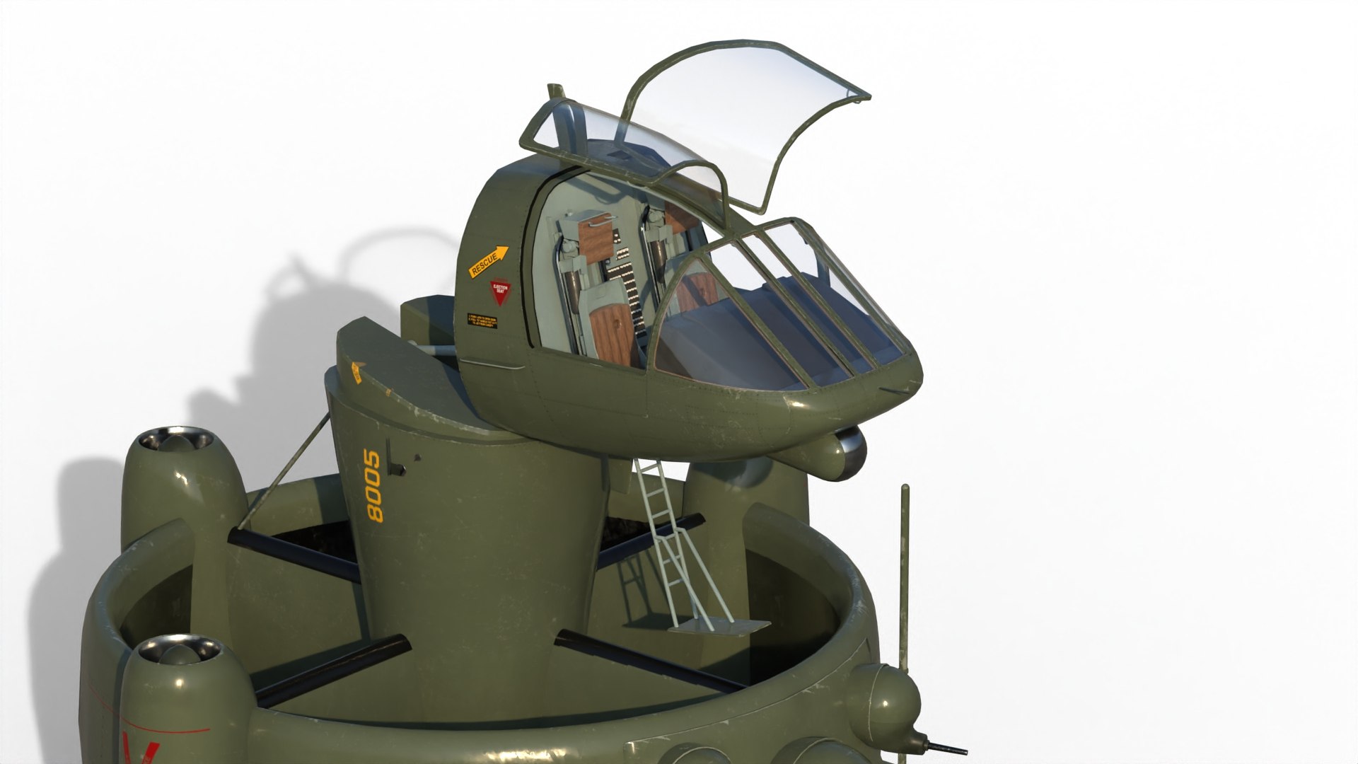 3D Convair Model 49 VTOL - TurboSquid 2191274