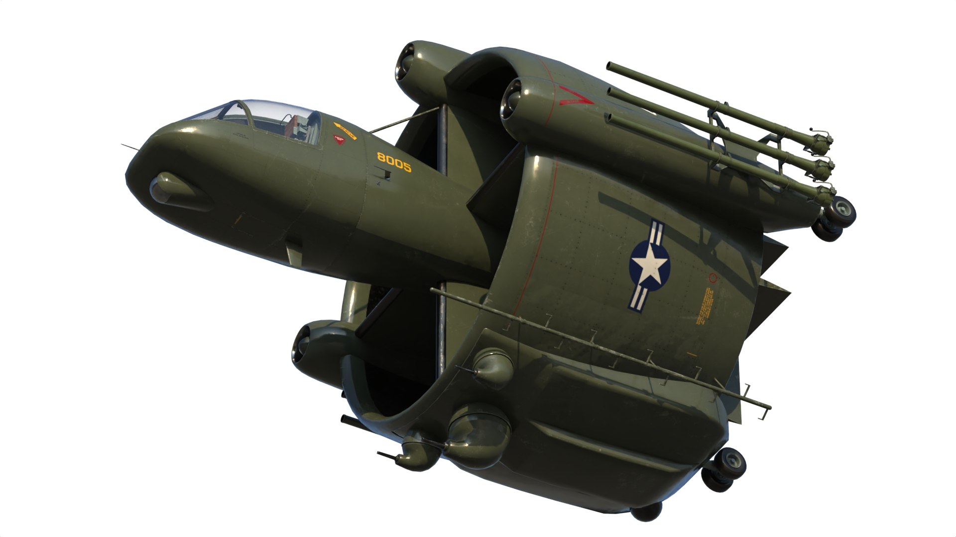 3D Convair Model 49 VTOL - TurboSquid 2191274
