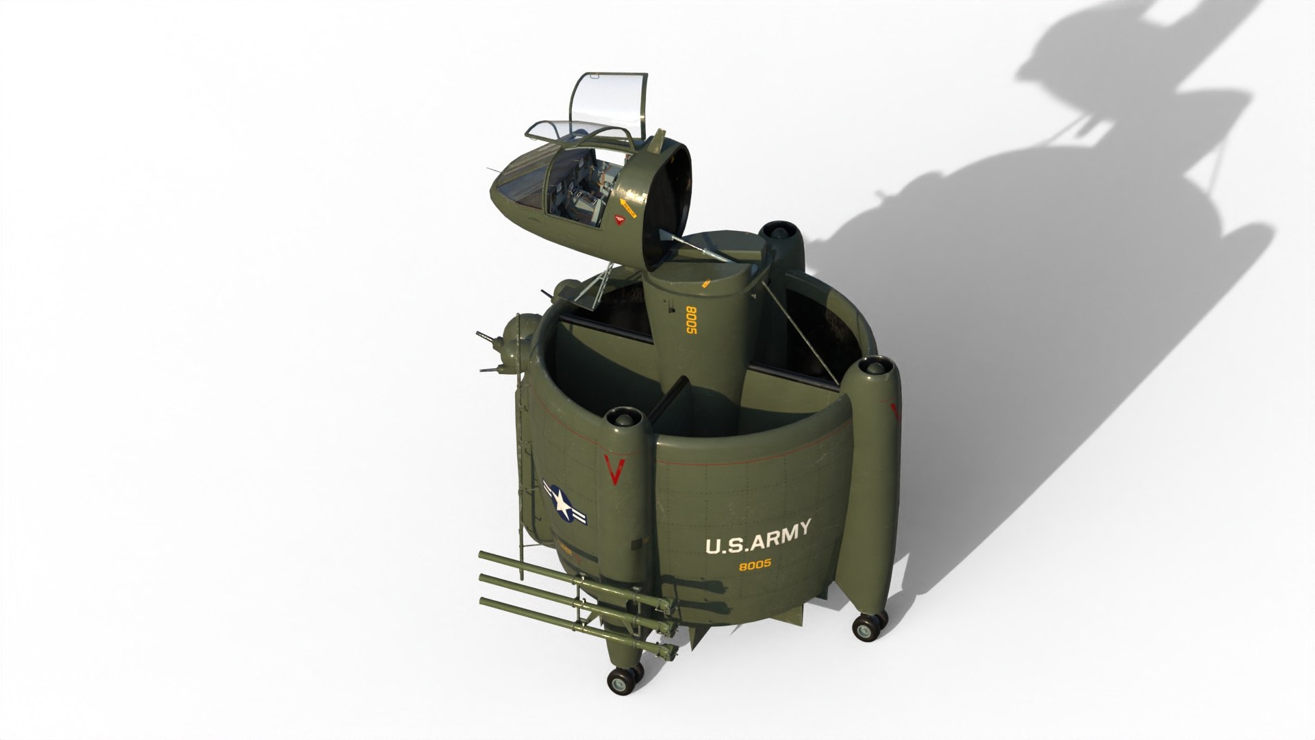 3D Convair Model 49 VTOL - TurboSquid 2191274