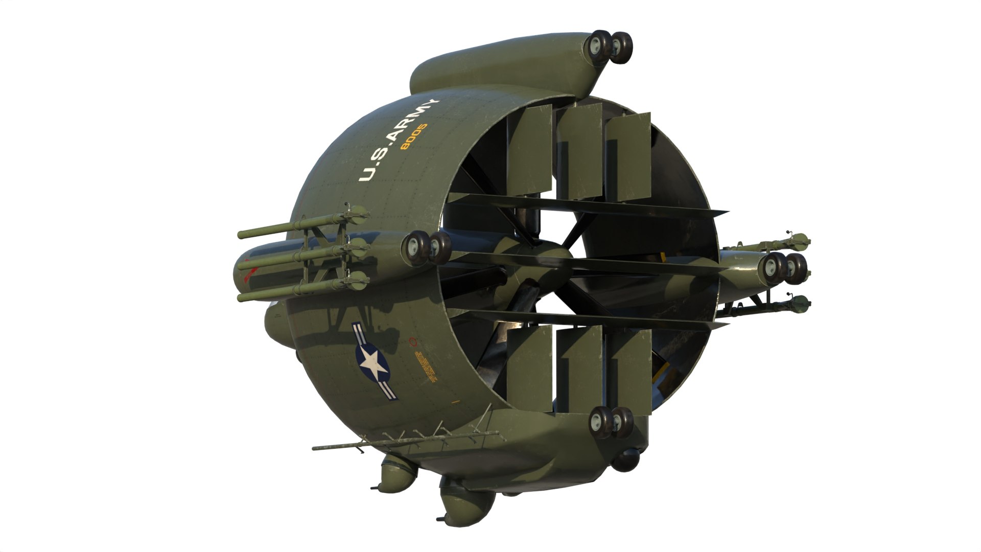 3D Convair Model 49 VTOL - TurboSquid 2191274