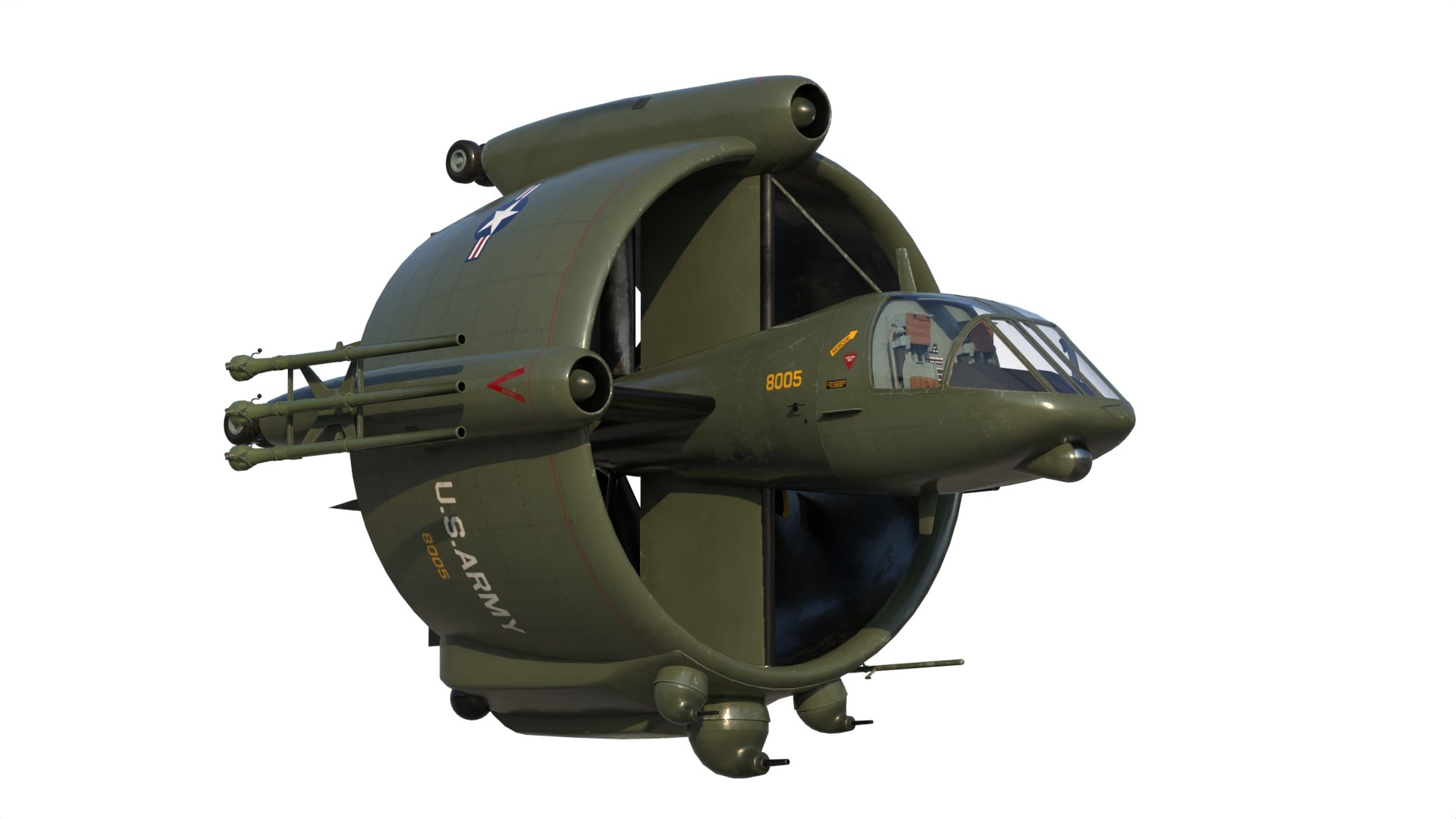 3D Convair Model 49 VTOL - TurboSquid 2191274