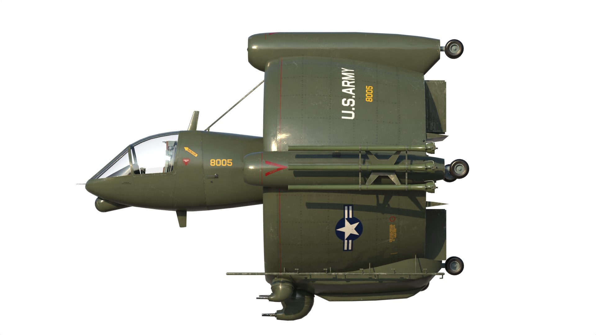 3D Convair Model 49 VTOL - TurboSquid 2191274