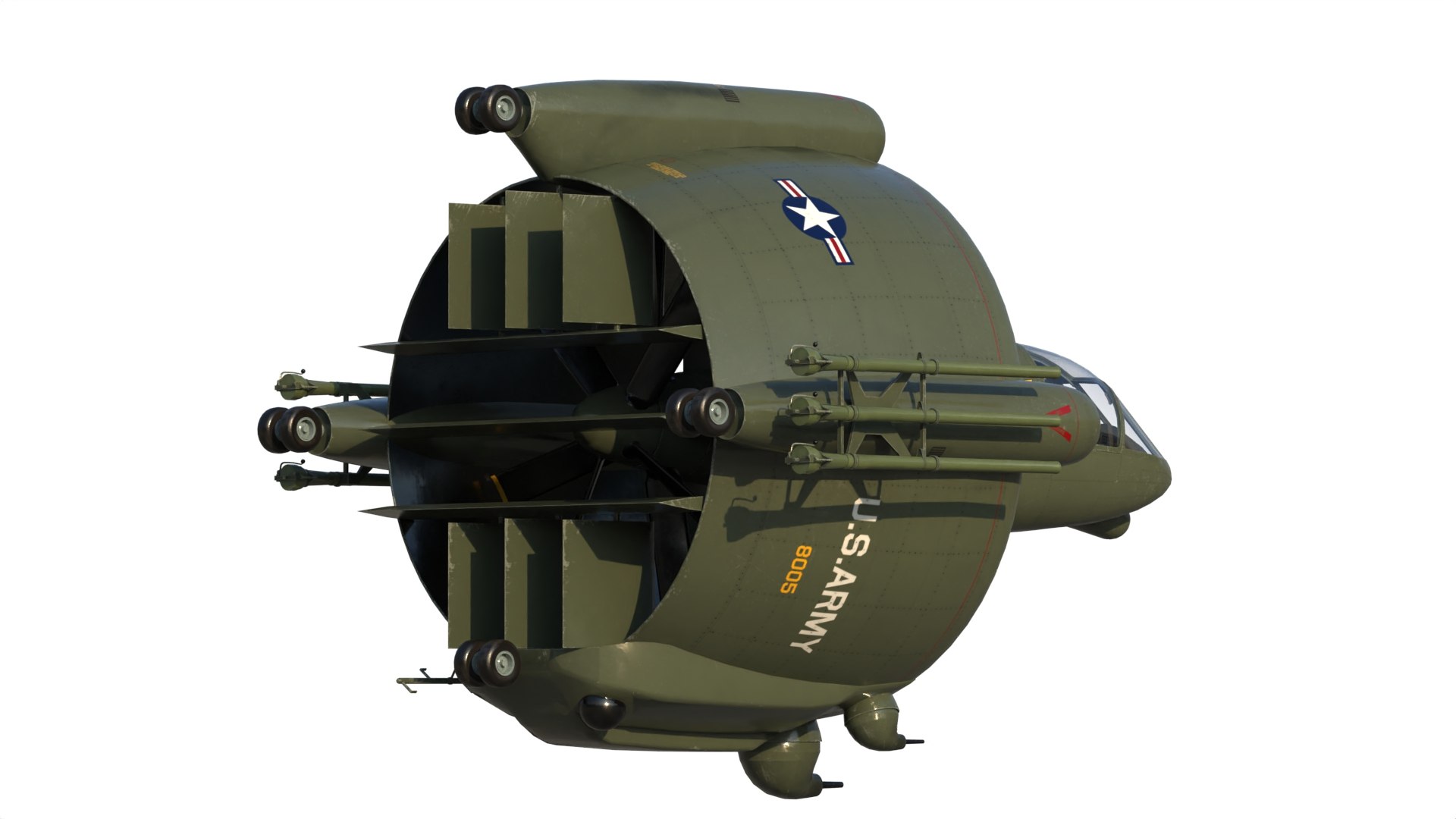 3D Convair Model 49 VTOL - TurboSquid 2191274