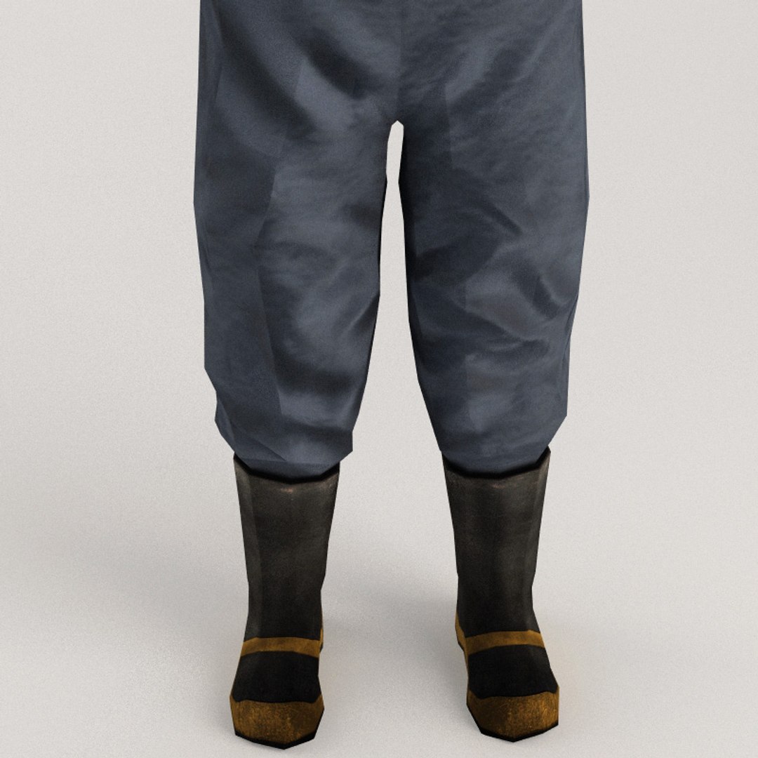 Fireman V2 T-pose 3ds