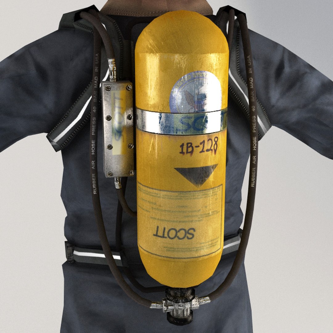 Fireman V2 T-pose 3ds