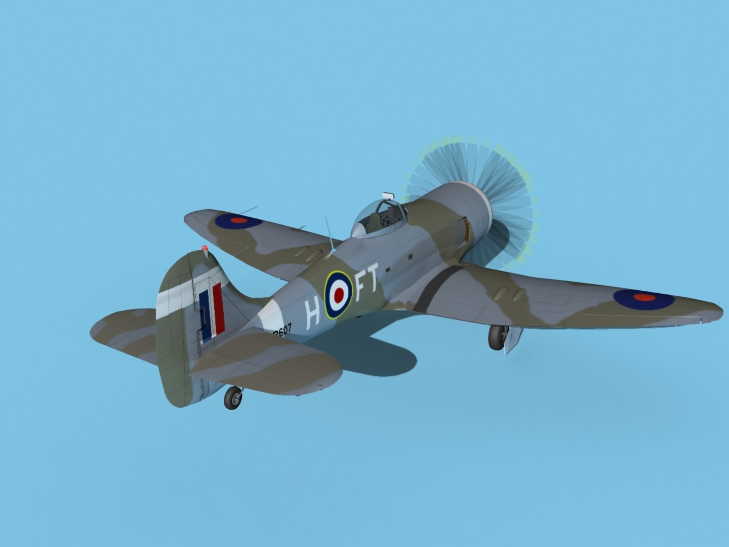 3D Propeller Hawker Tempest Model - TurboSquid 1489303