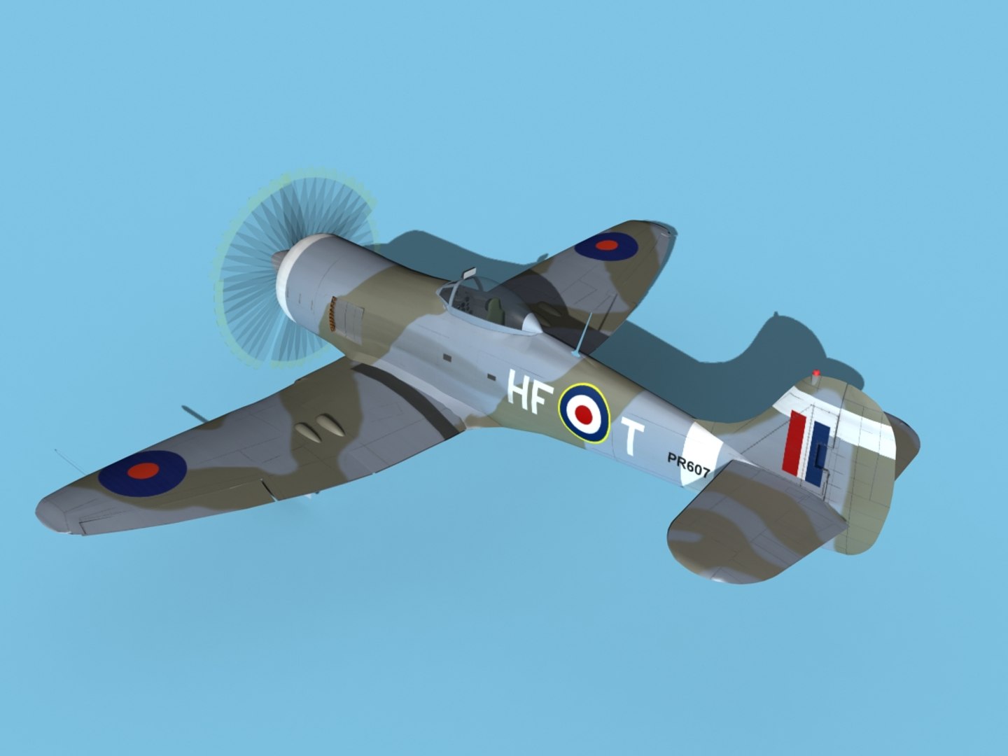 3D Propeller Hawker Tempest Model - TurboSquid 1489303