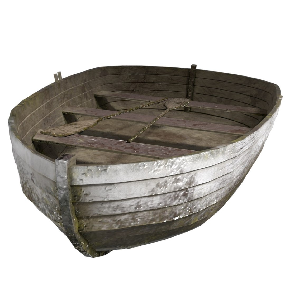 Old Paddle Boat Ready 3D - TurboSquid 1697230