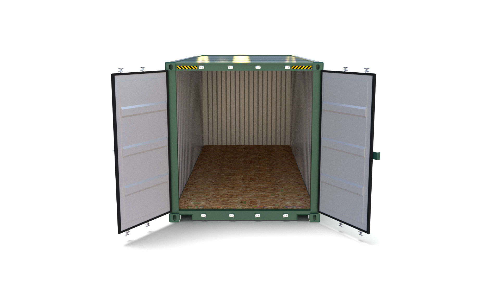 3D 20ft shipping container model - TurboSquid 1325205