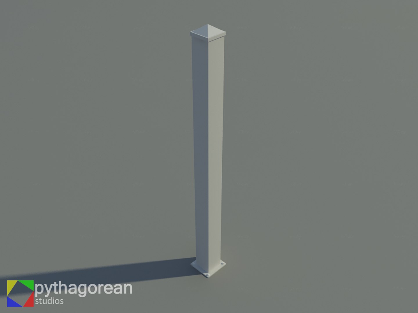 3d Set Modular Railings Model