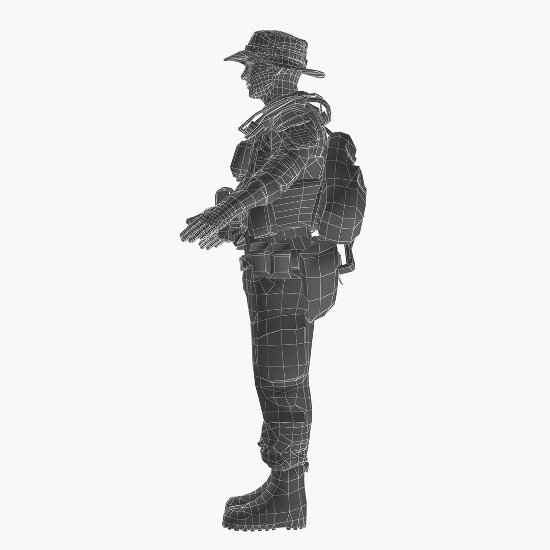 3D Pla Chinese Soldier - TurboSquid 1668812
