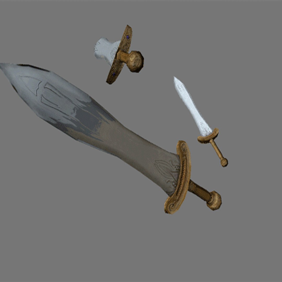3d Model Gladius Sword