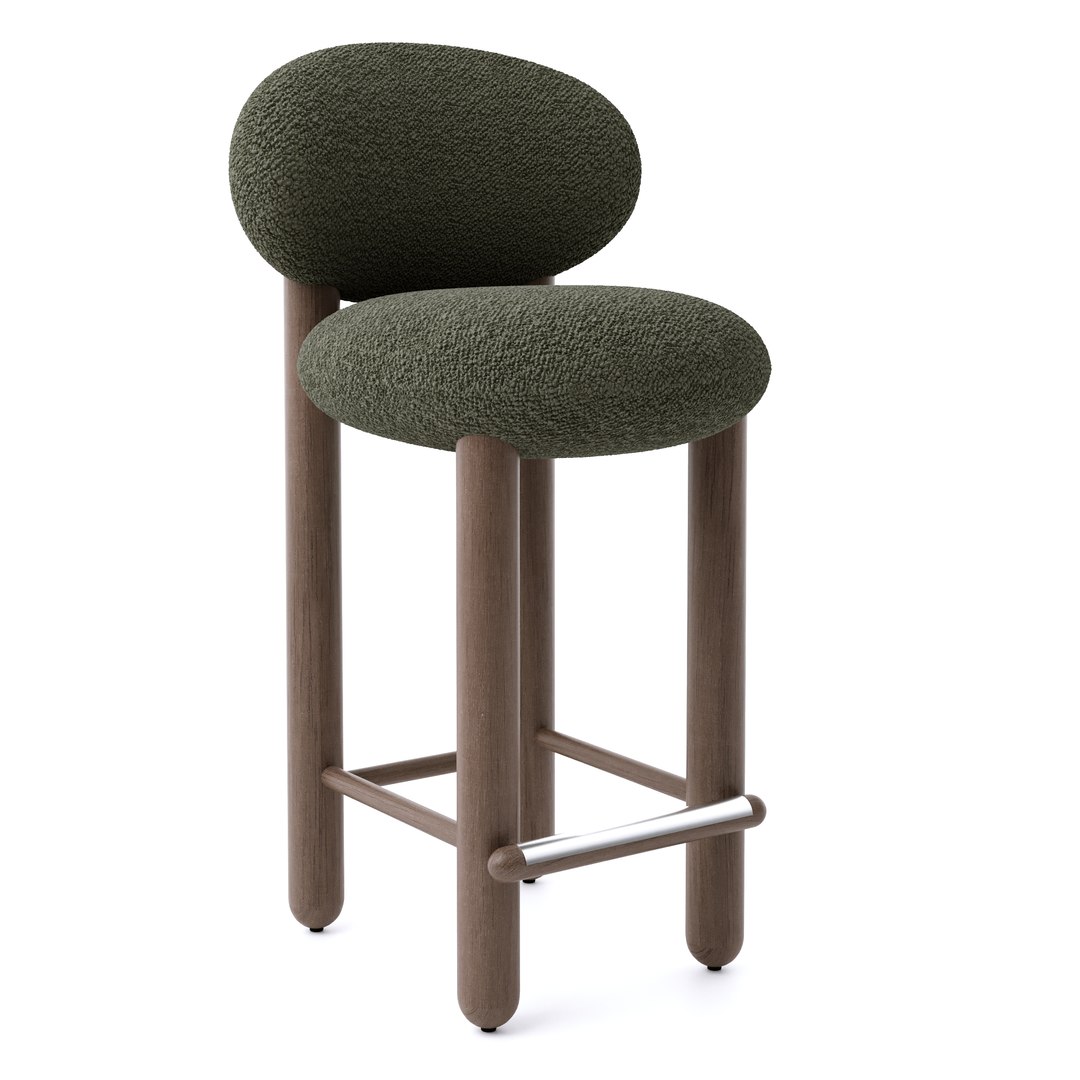 Free 3D Noom Flock Bar Chair CS 12 - TurboSquid 2326756