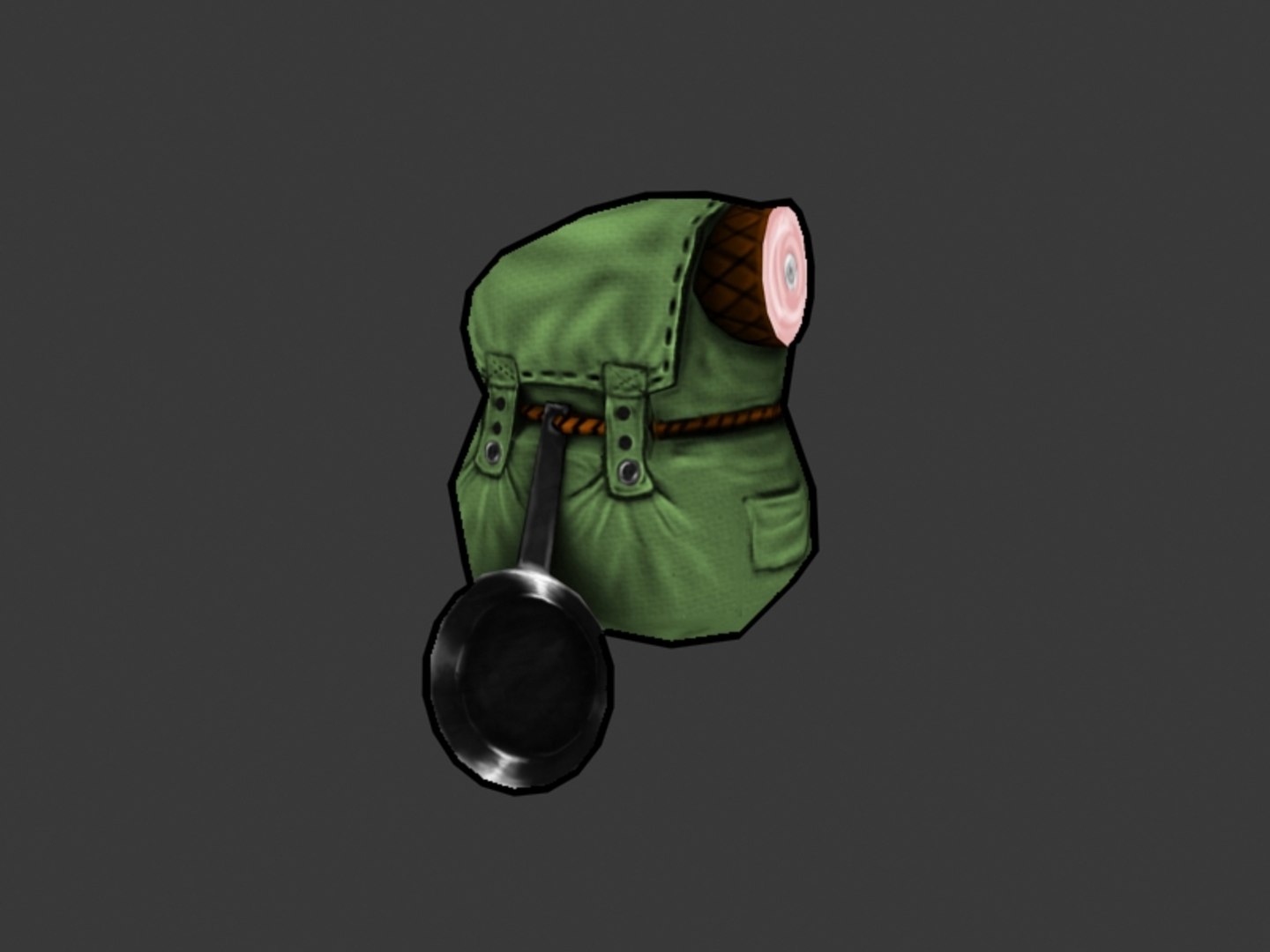 Asset Backpack 3d Model
