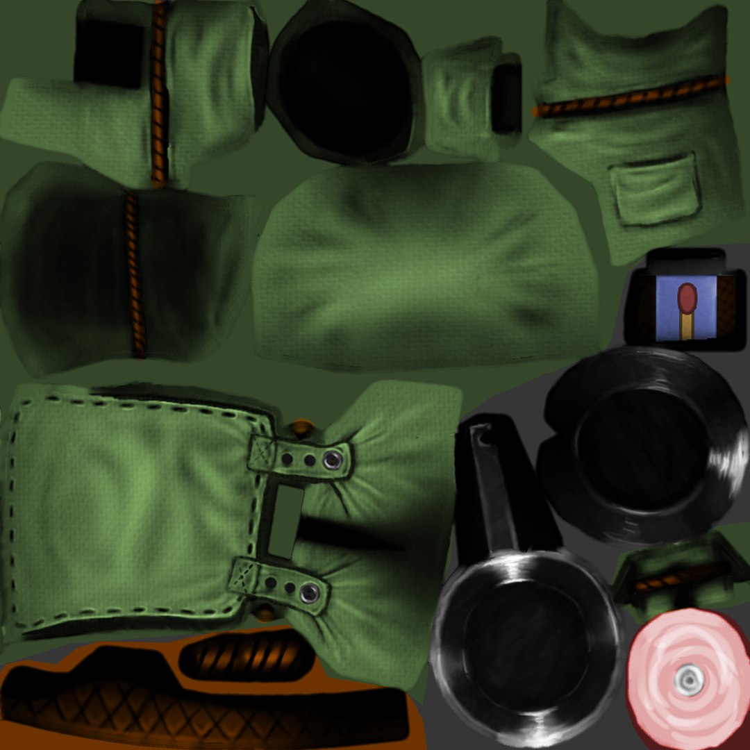 Asset Backpack 3d Model