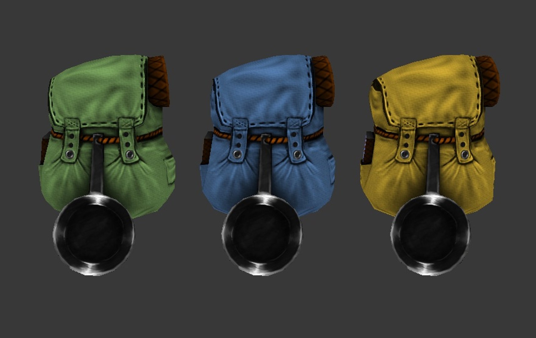 Asset Backpack 3d Model