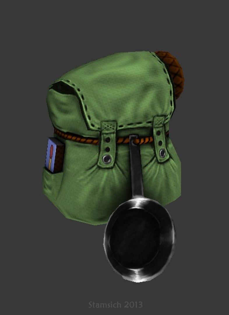 Asset Backpack 3d Model