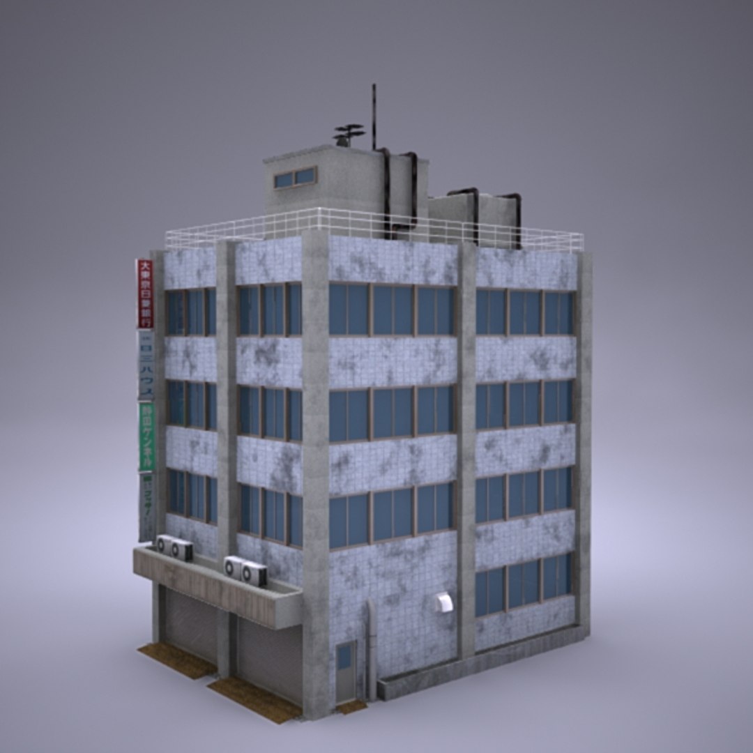 3d Building 18 Model