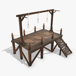 3ds max medieval gallows