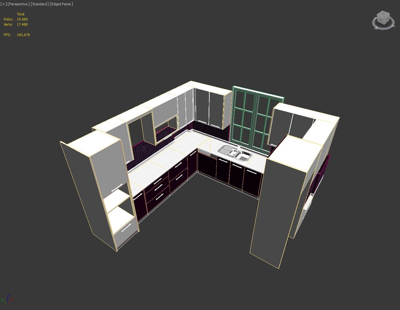 3d basic kitchen