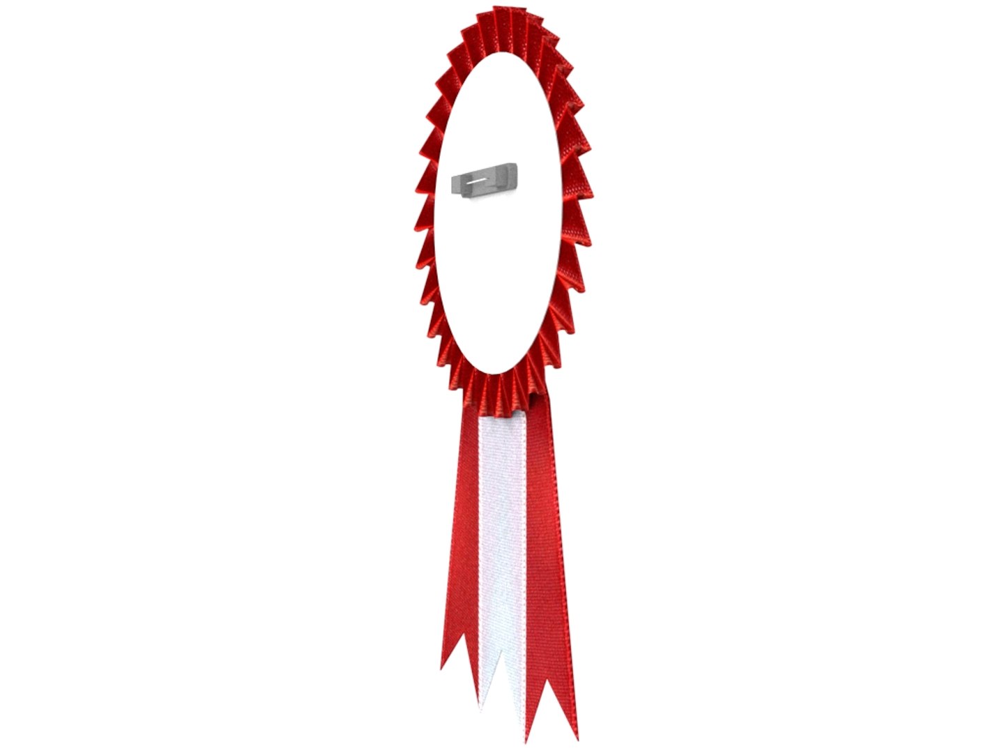 3D cockade ribbon rosette model - TurboSquid 1389008