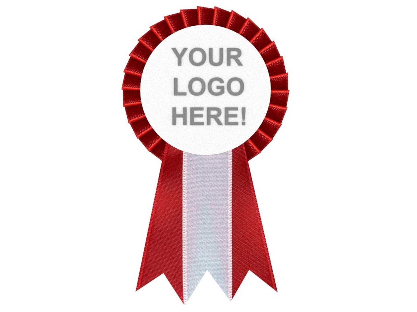 3D cockade ribbon rosette model - TurboSquid 1389008