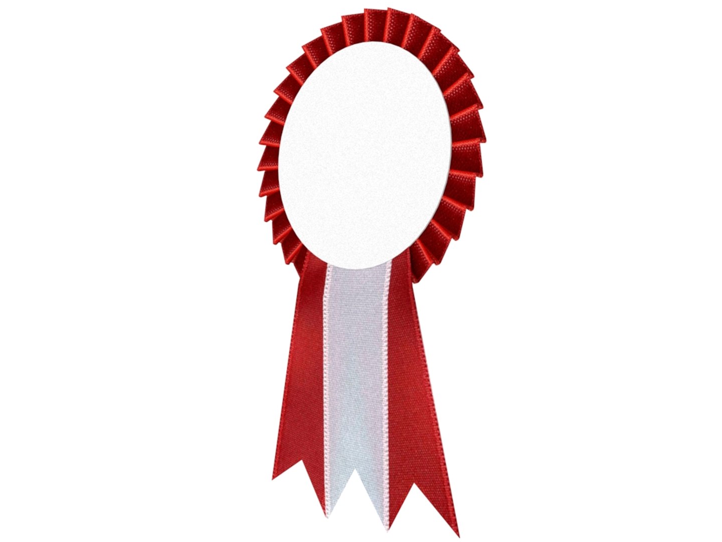 3D cockade ribbon rosette model - TurboSquid 1389008