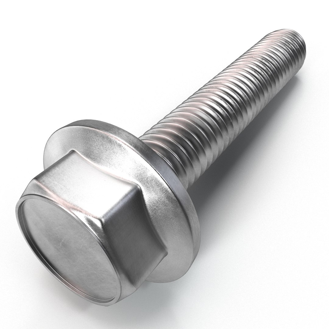 Hex Head Flange Bolt 3ds