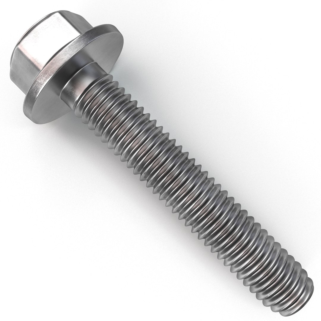 hex head flange bolt 3ds