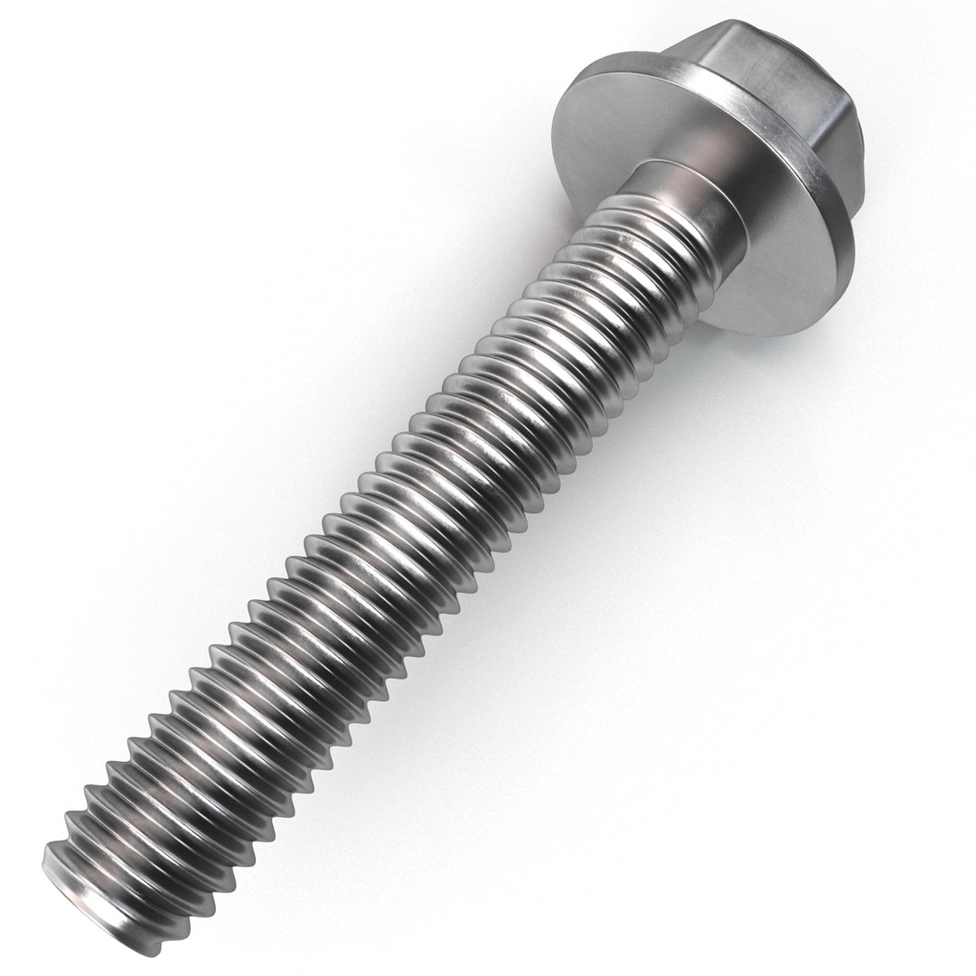 hex head flange bolt 3ds