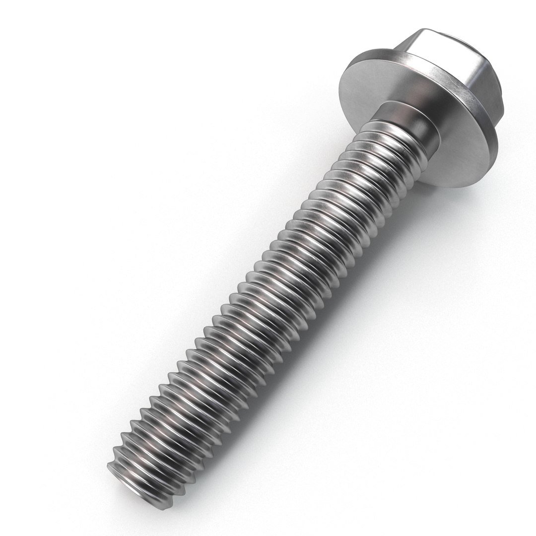 Hex Head Flange Bolt 3ds
