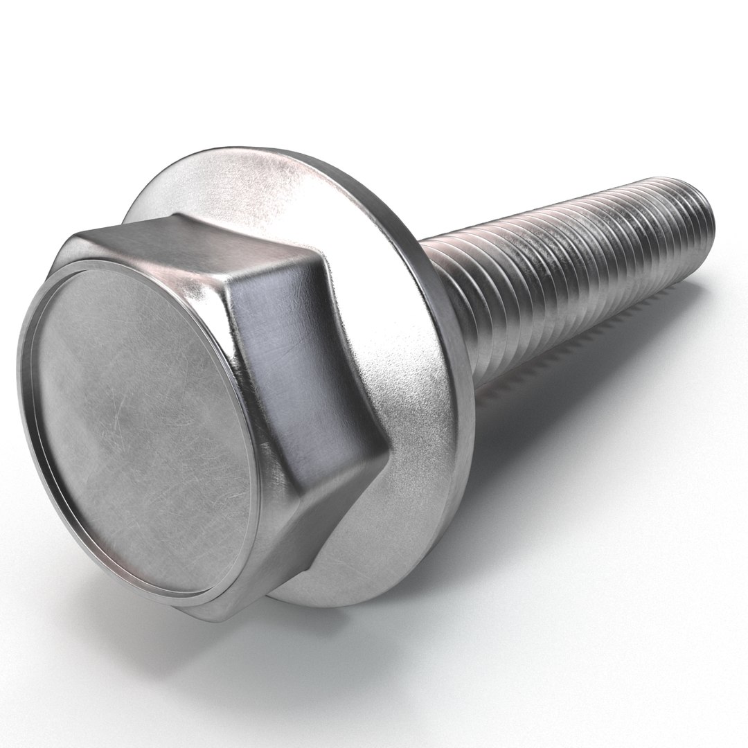 Hex Head Flange Bolt 3ds